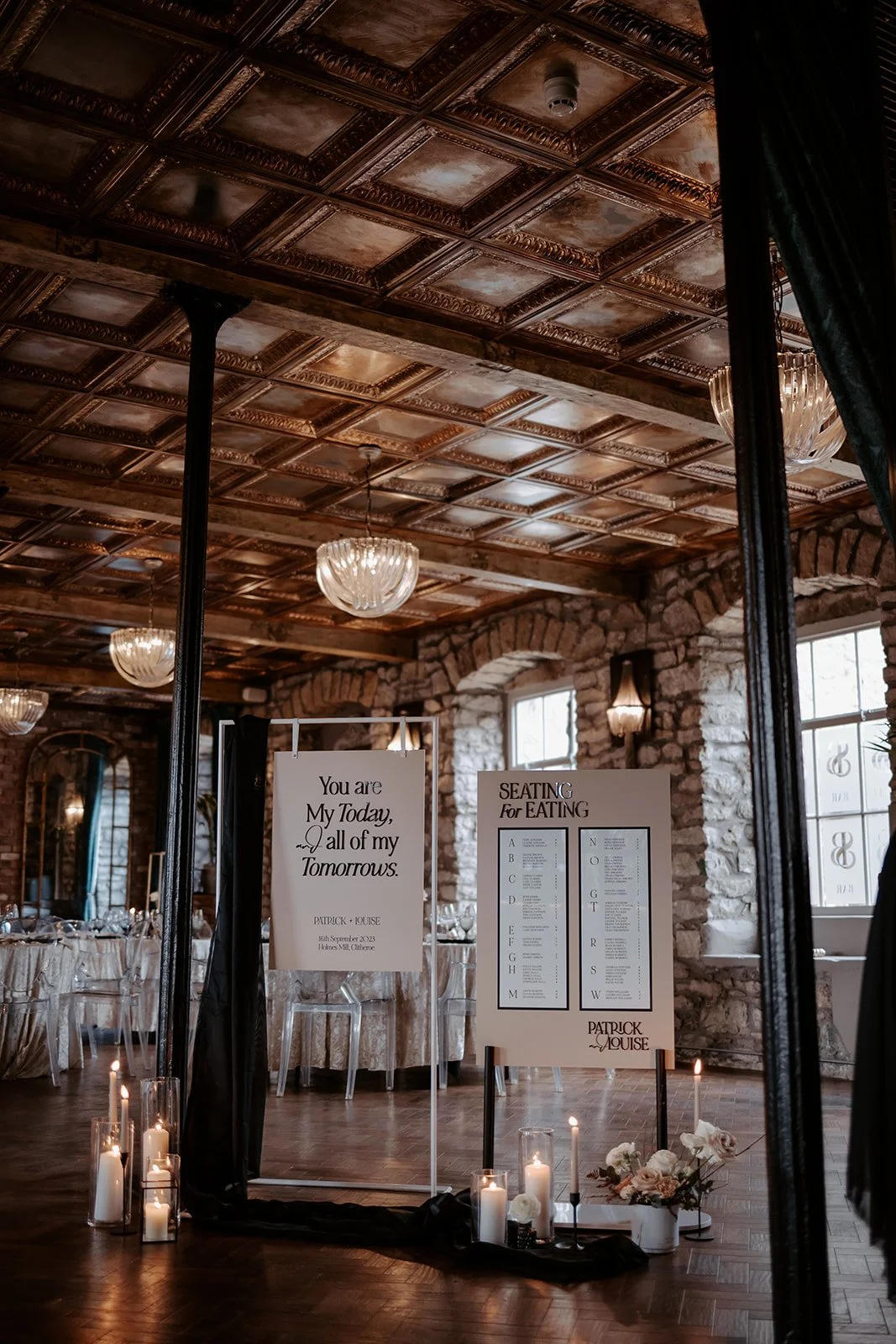 Dome table top sign — Rose Signage Co.