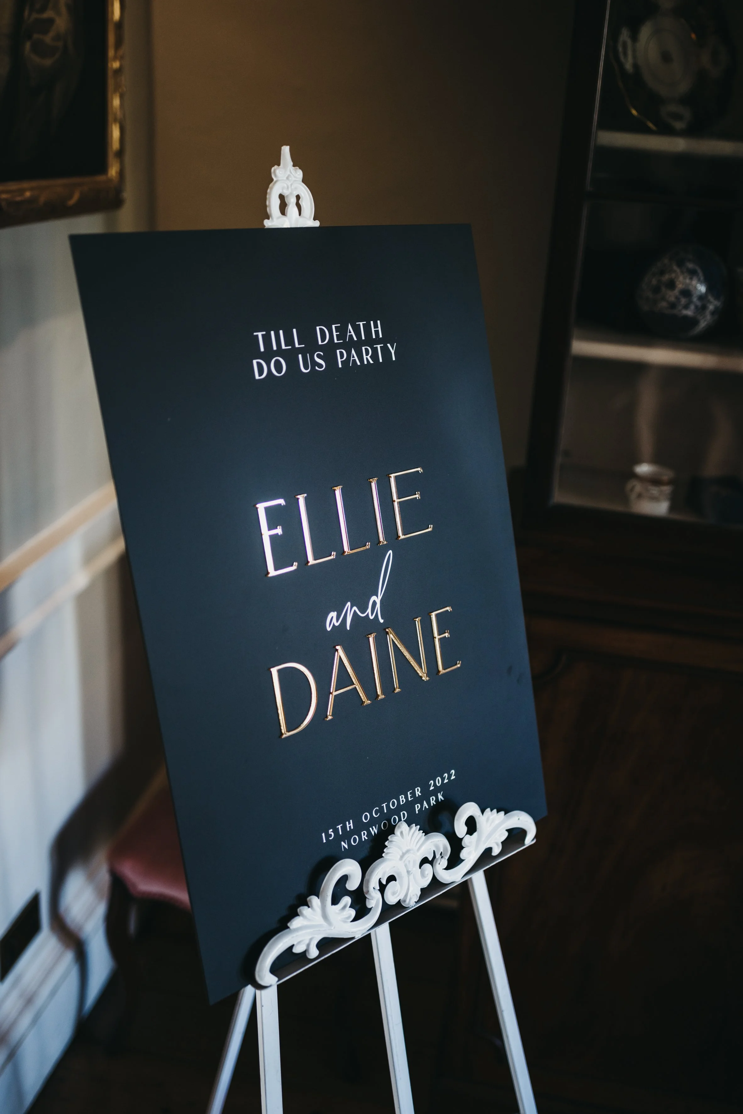 Wedding Welcome Sign - Rectangle — Rose Signage Co.