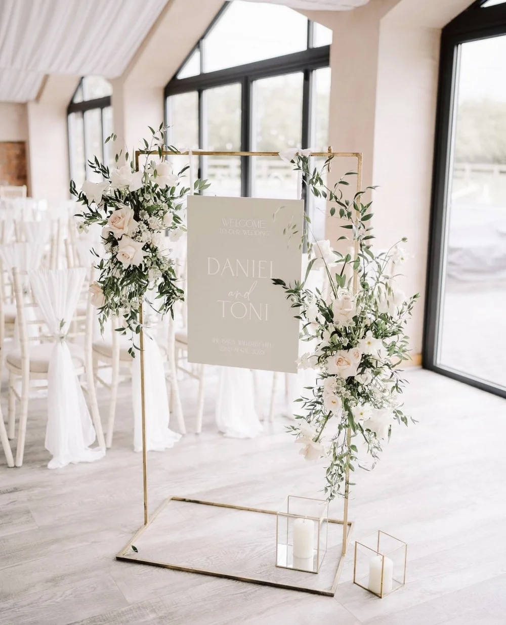 Dome table top sign — Rose Signage Co.
