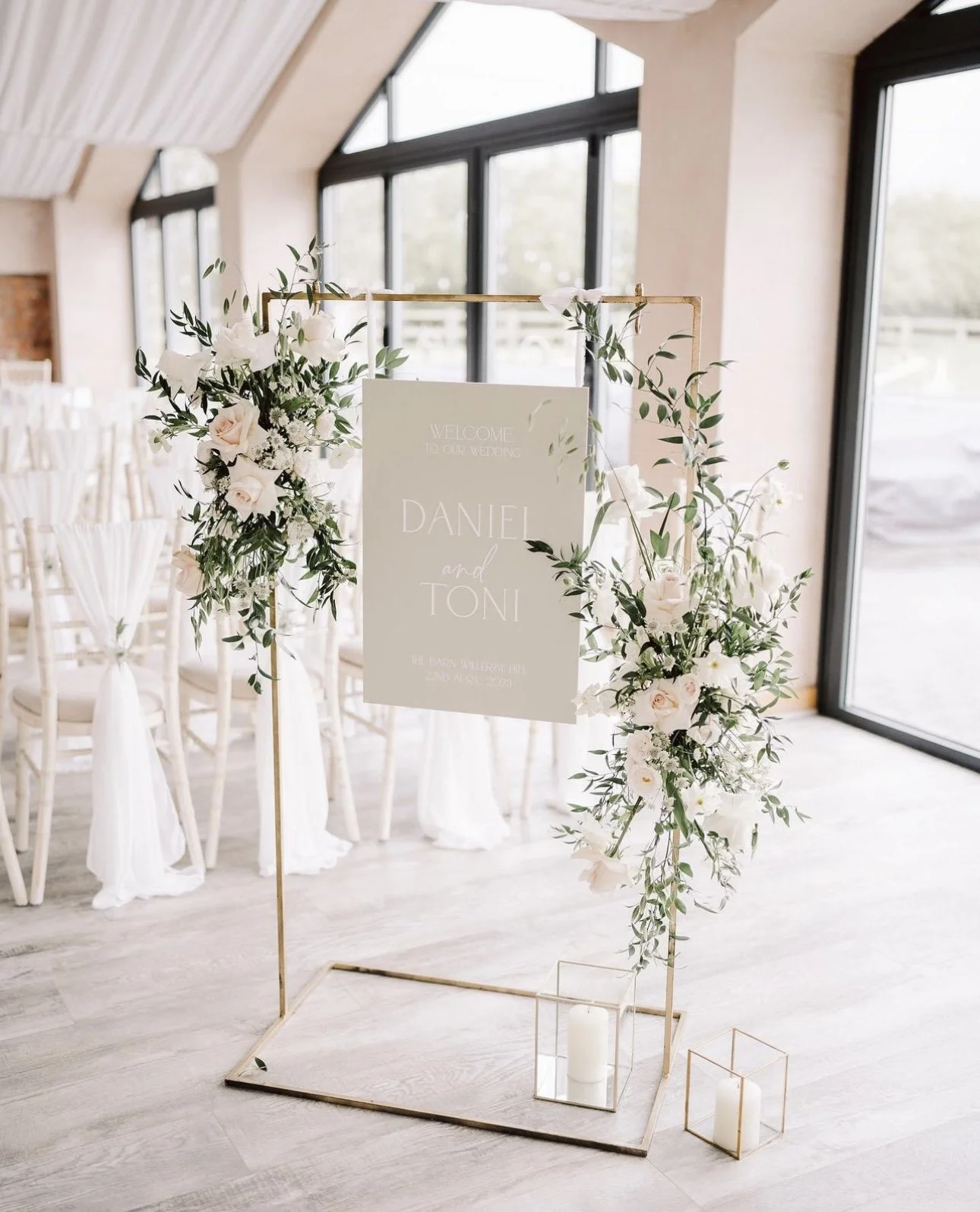Wedding Welcome Sign - Rectangle — Rose Signage Co.