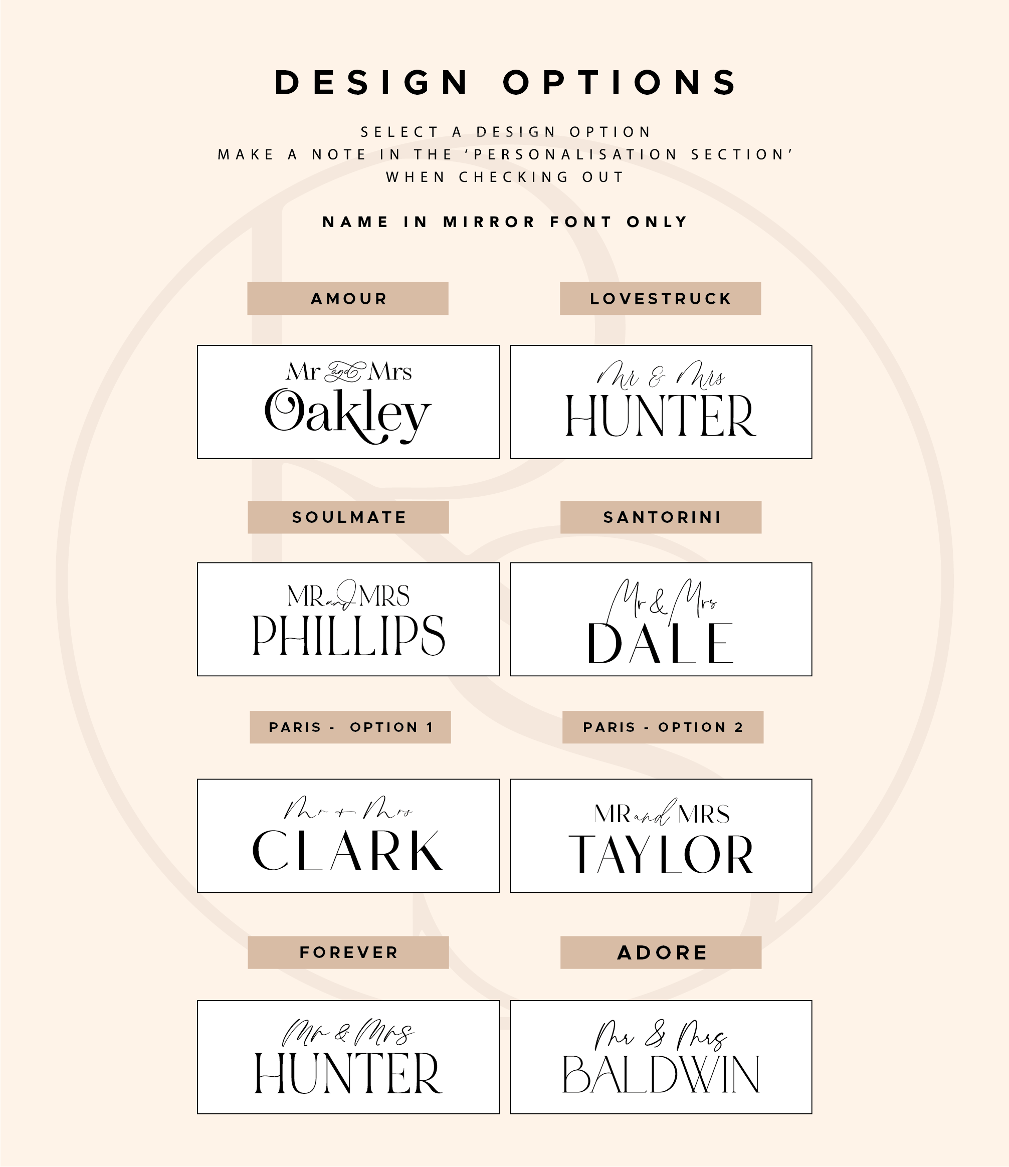 Dome DUO A5 Sign with Pens — Rose Signage Co.