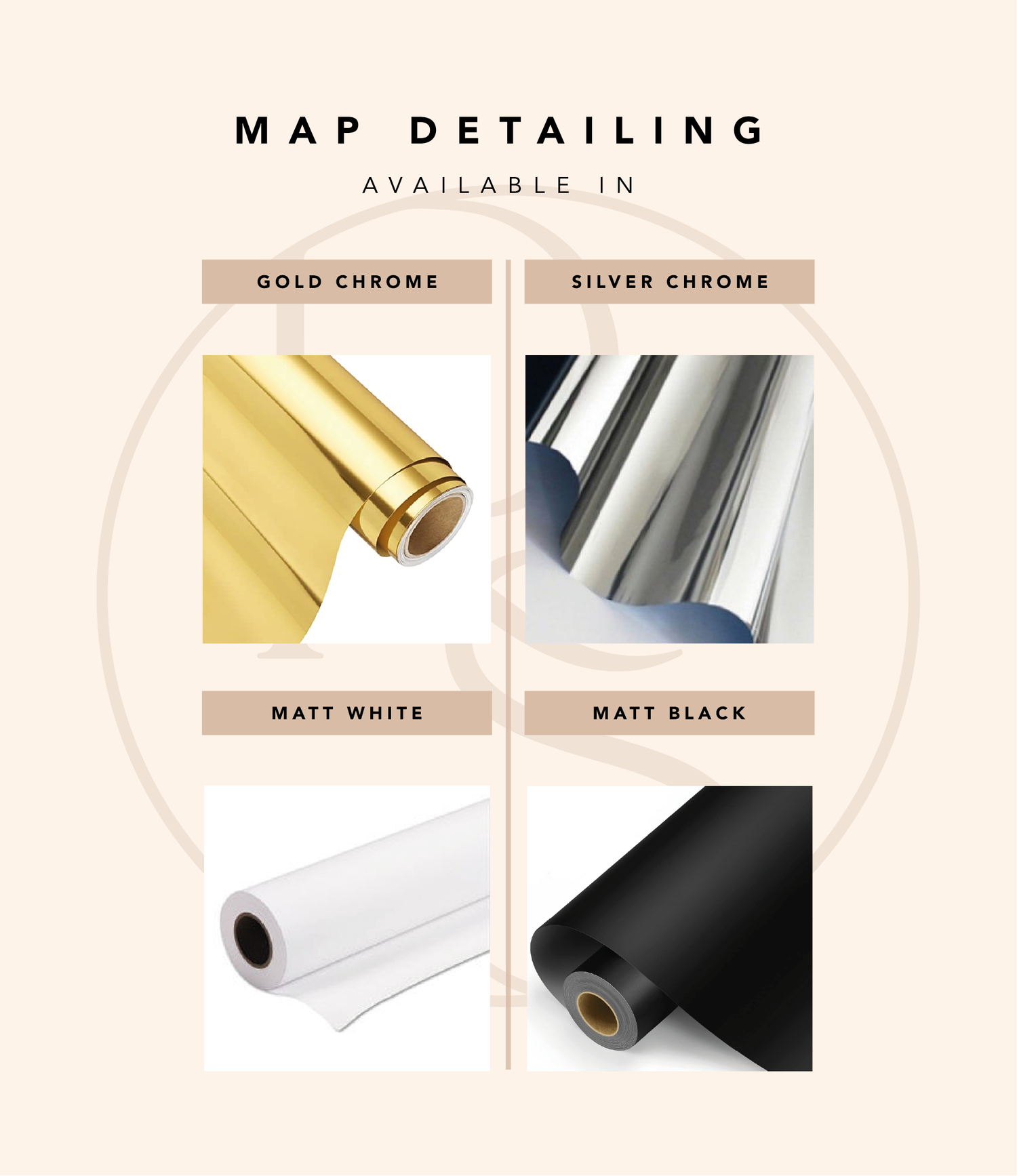 Rectangle Seating Plan — Rose Signage Co.