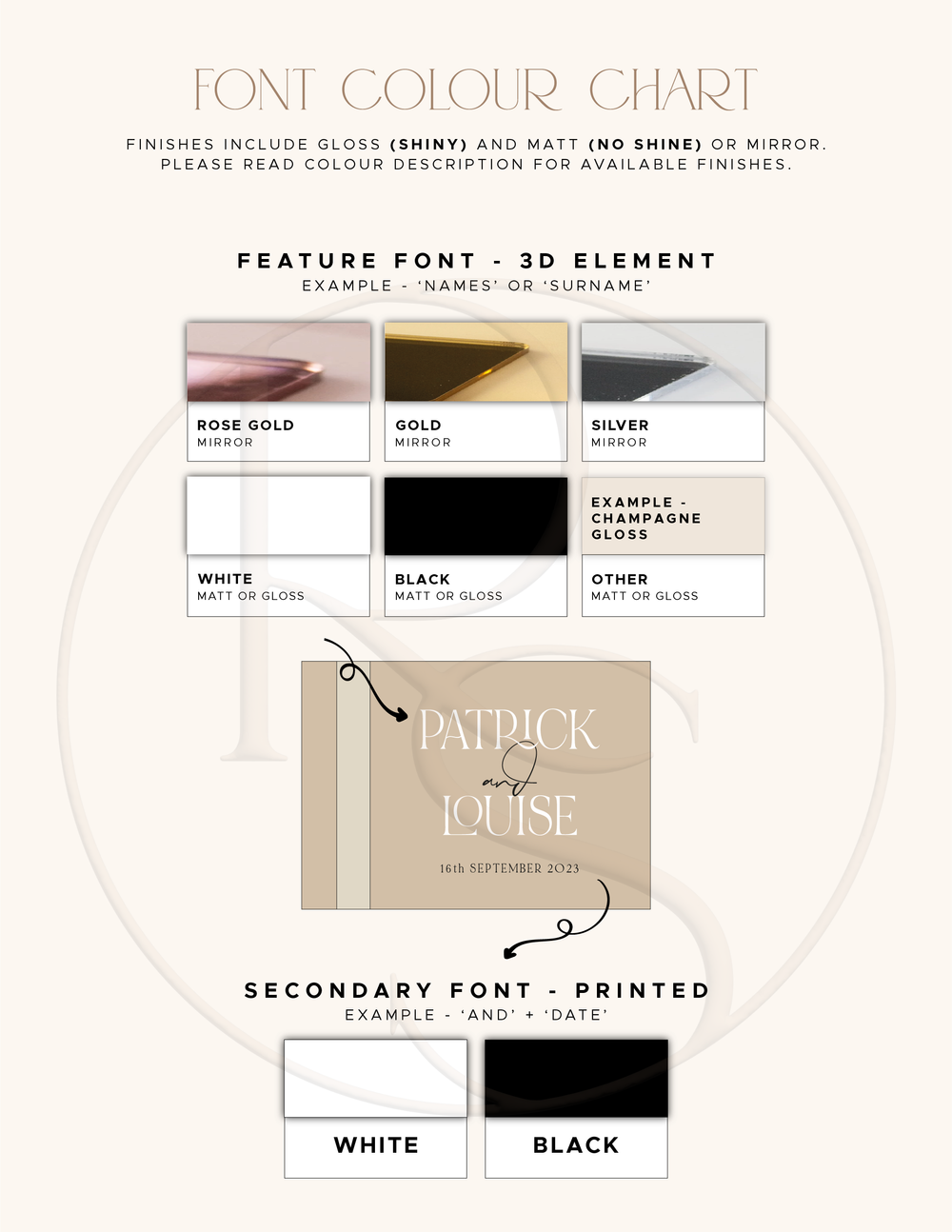 Polaroid sign with accessories ( guestbook not included ) — Rose ...