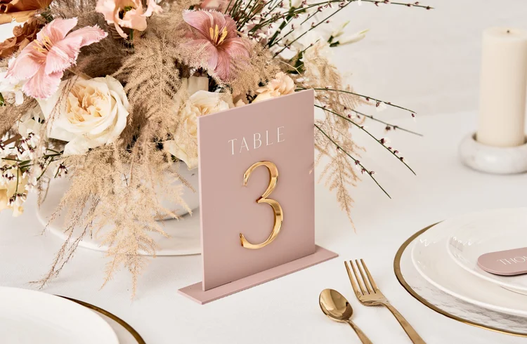 Rose Signage Co. | Luxury acrylic wedding signage