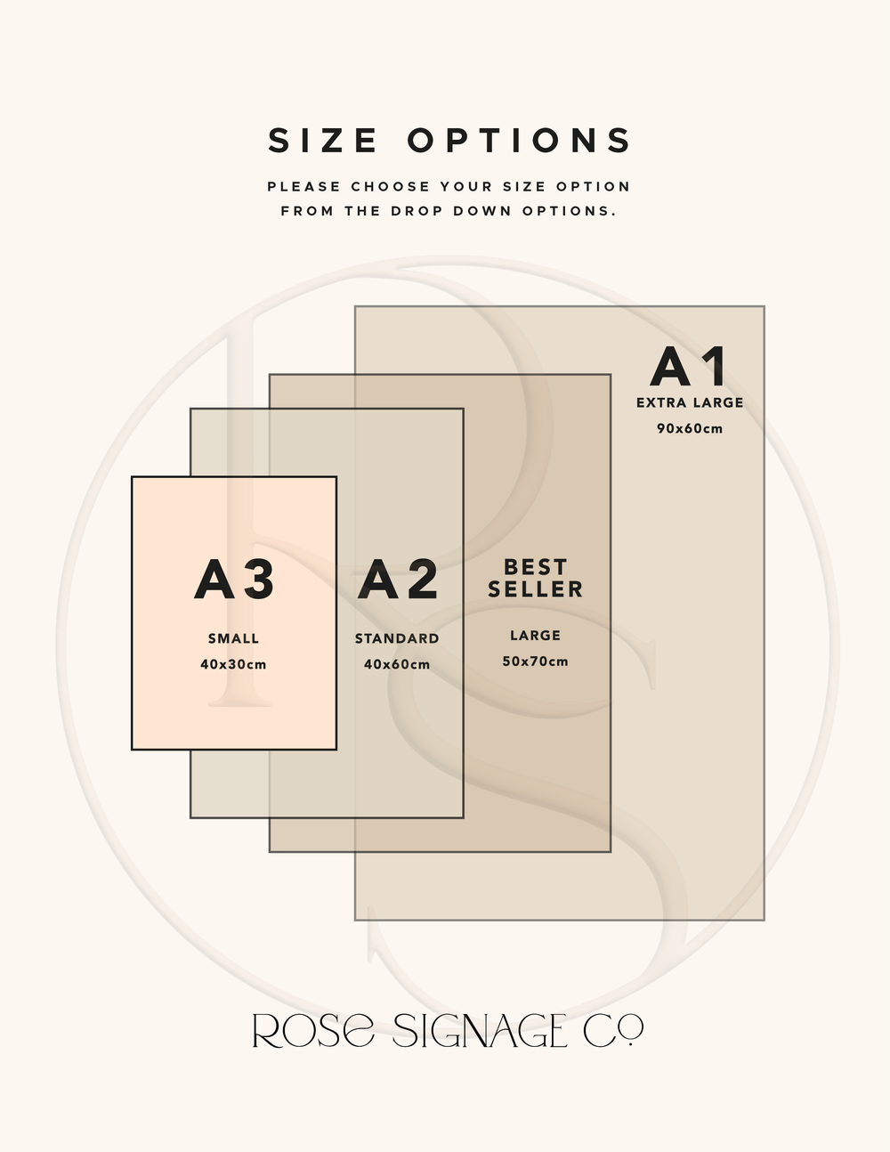 *NEW* Mini Table Numbers. Numerals Only. — Rose Signage Co.