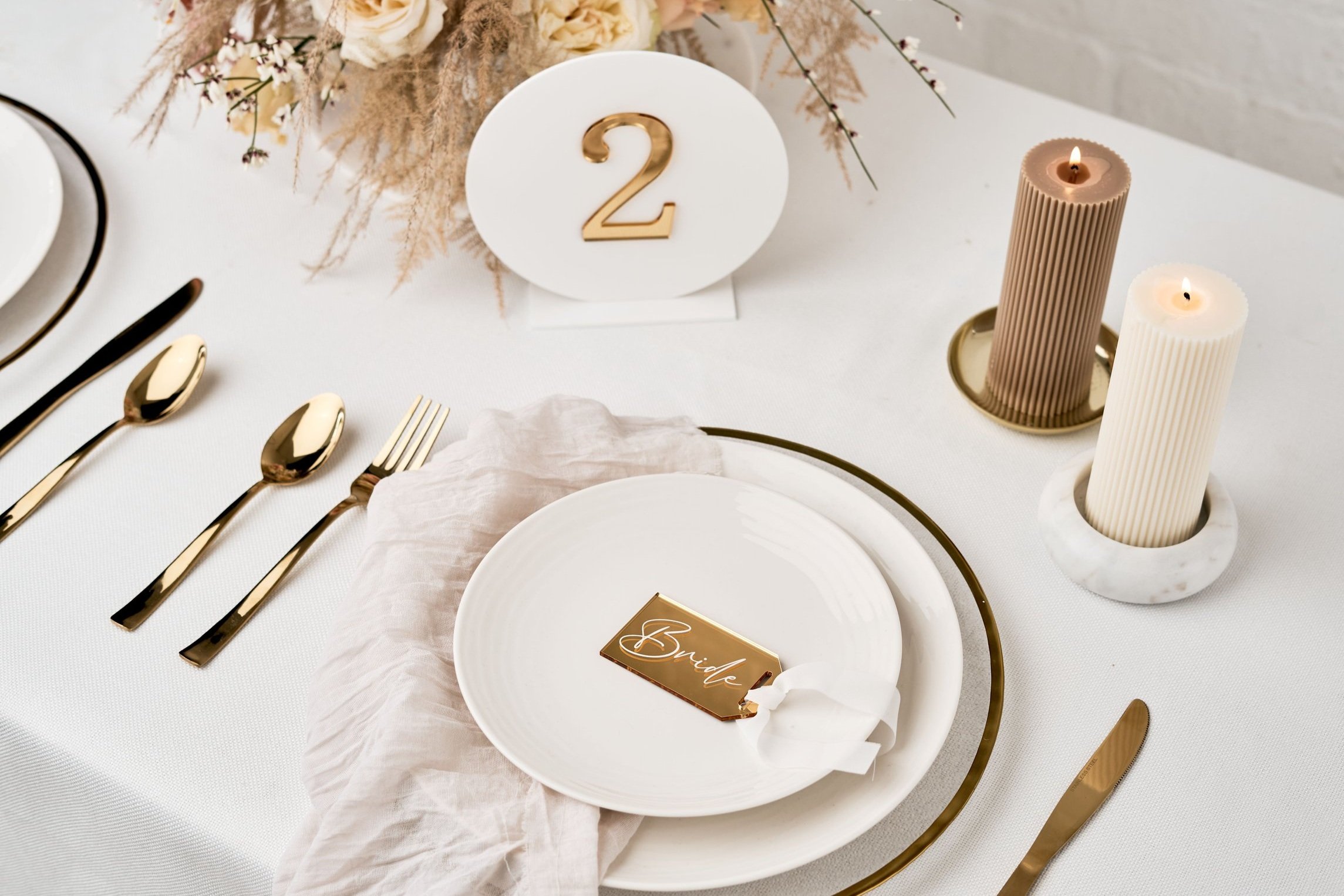 Rose Signage Co. | Luxury acrylic wedding signage