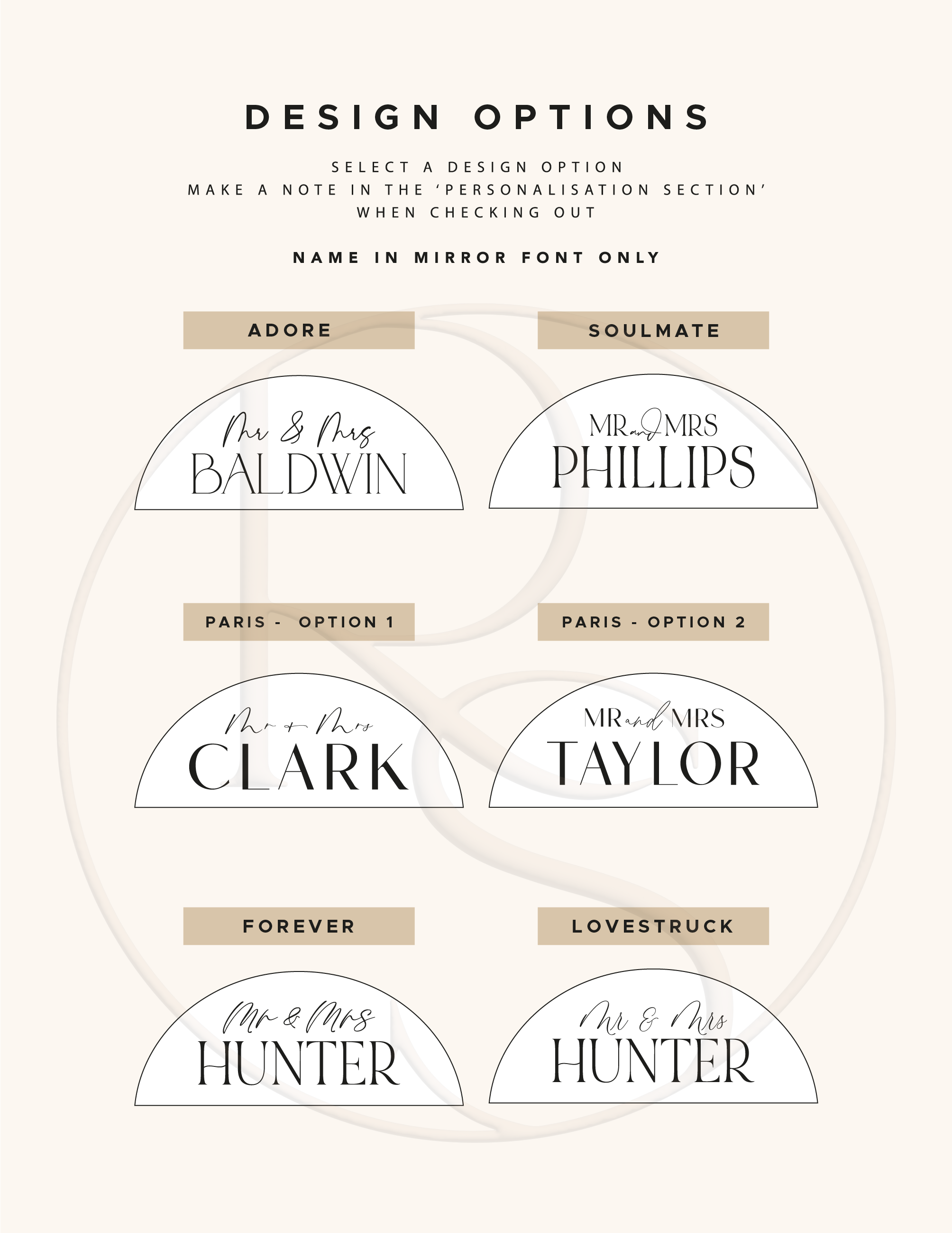 Dome DUO A5 Sign with Pens — Rose Signage Co.