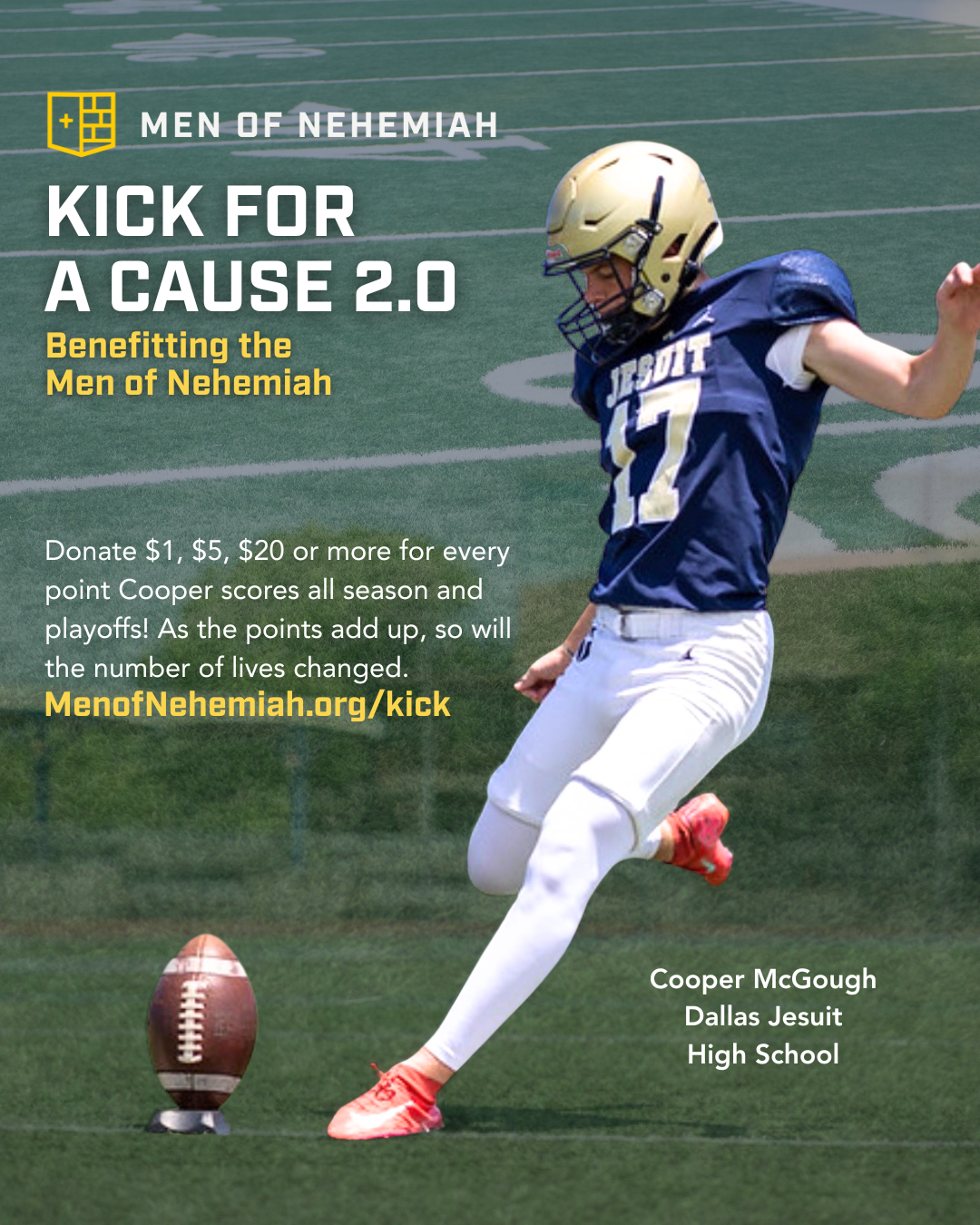 Kick For A Cause | Support a Cause Today