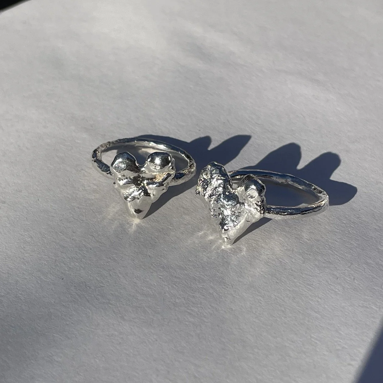 Small Molten Heart Ring — NCK Jewellery