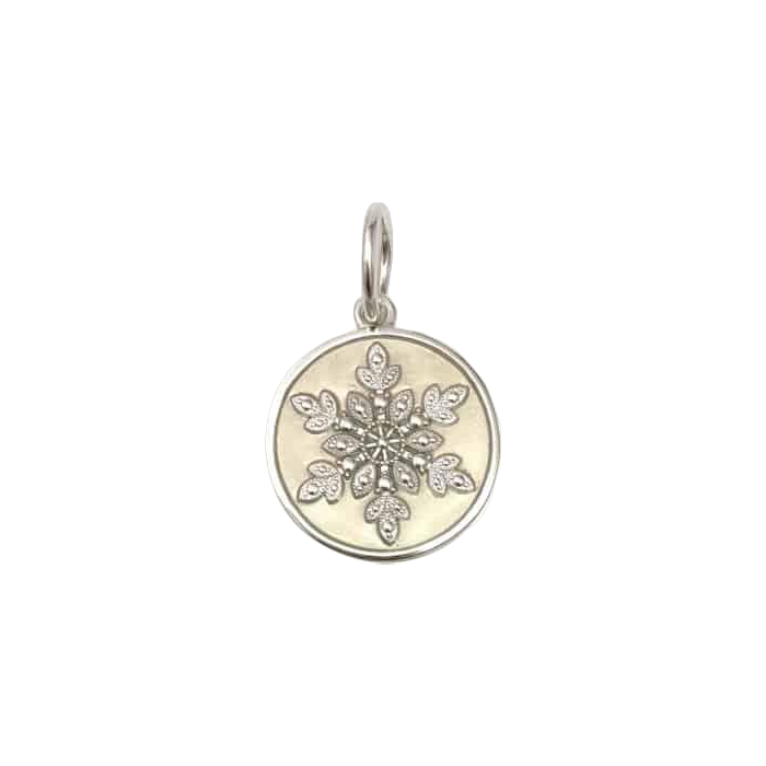 Snowflake Silver Pendant | Home Is Where The Snow Falls — Lola & Company