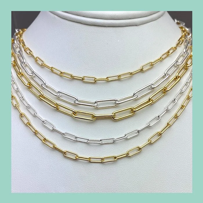 Oval Chain Silver — Lola & Company