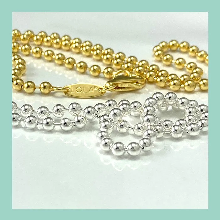 Ball Chain Silver — Lola & Company