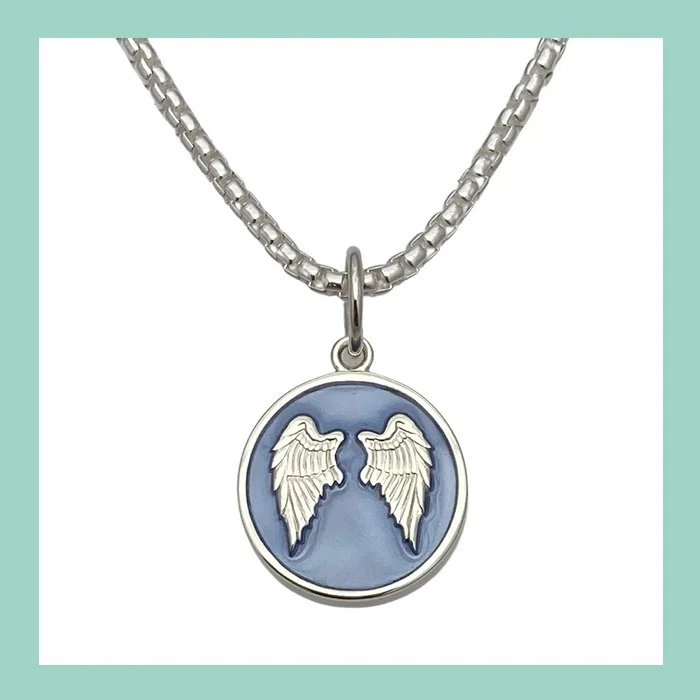 Angel Wings Fly Silver Pendant | Wings Are Made To Fly — Lola & Company