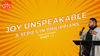 Sermon Series Blog: Joy Unspeakable pt.1 — Church in the City