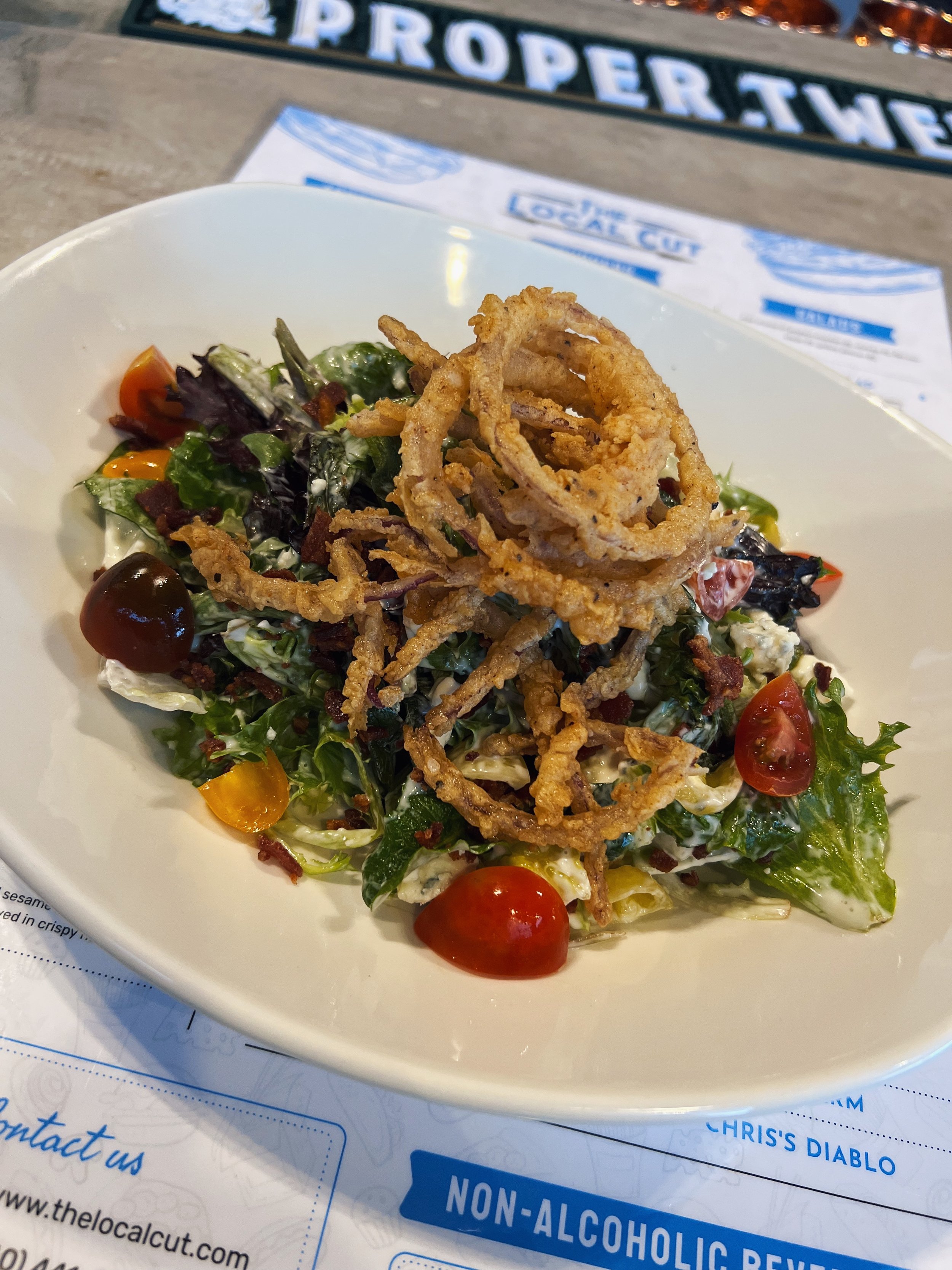 Menu — The Local Cut