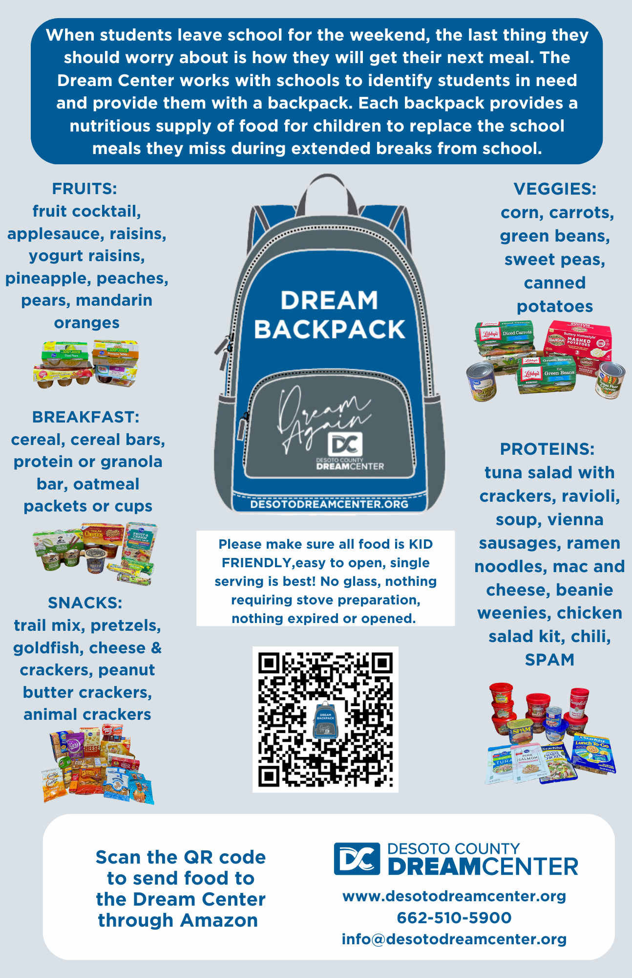 Food and Clothing — DeSoto Dream Center
