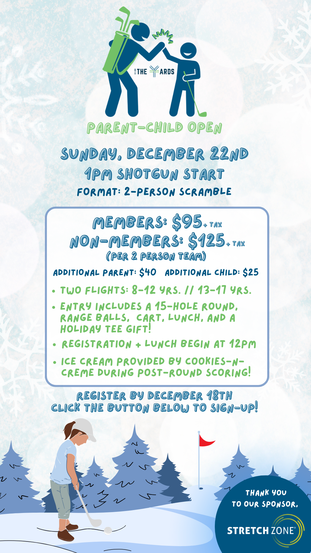Winter Parent-Child Open Golf Tournament (GOLF) — The Yards