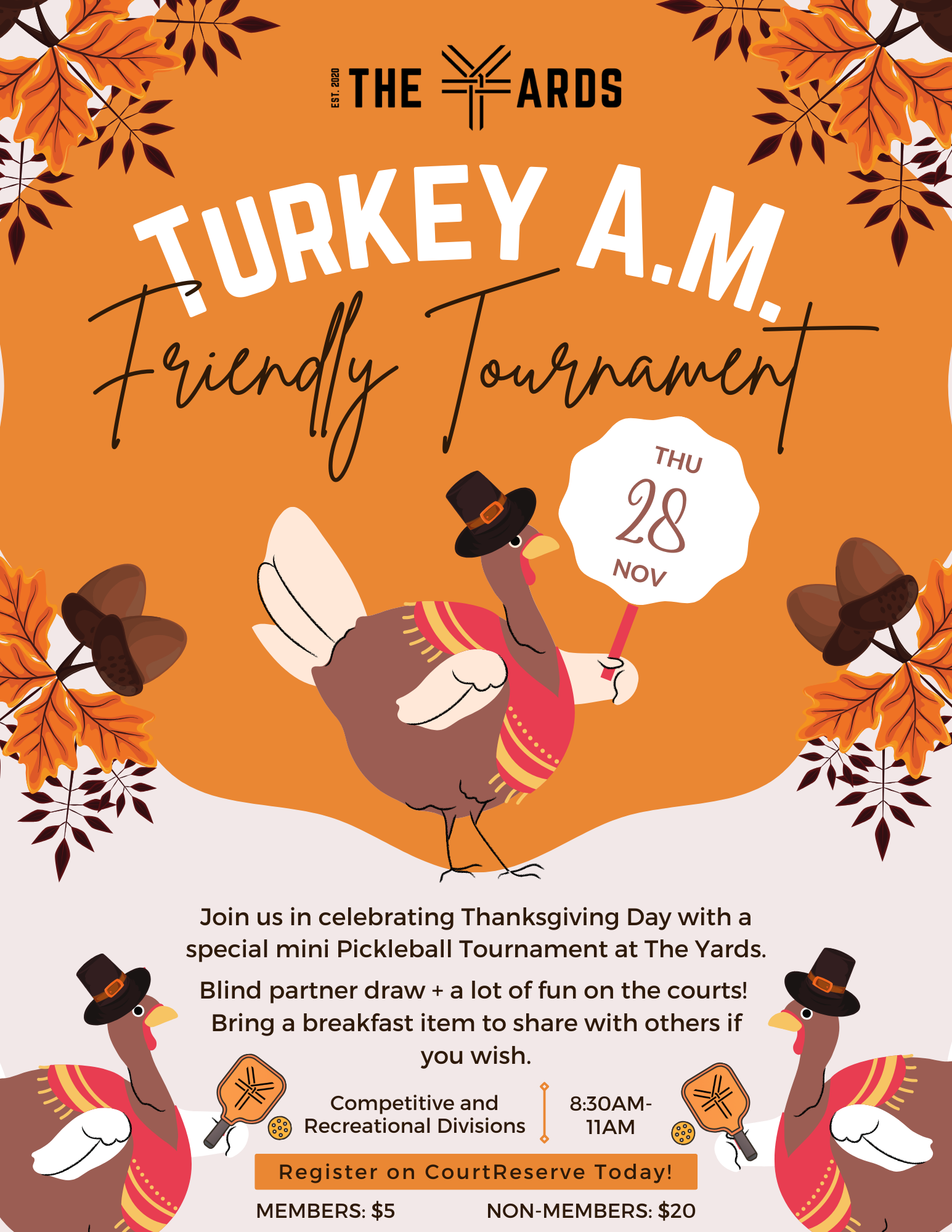 EVENT CALENDAR — The Yards