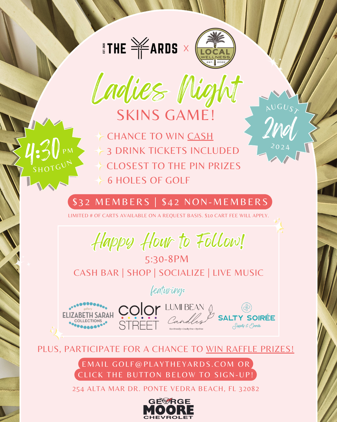 Famous Friday Skins Game: Ladies Night Edition (GOLF) — The Yards