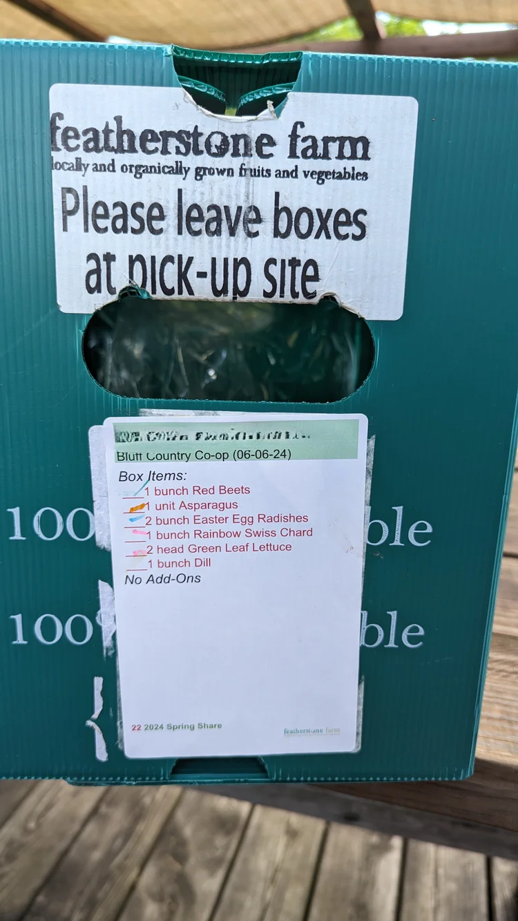 Picking Up Your Box — Featherstone Farm