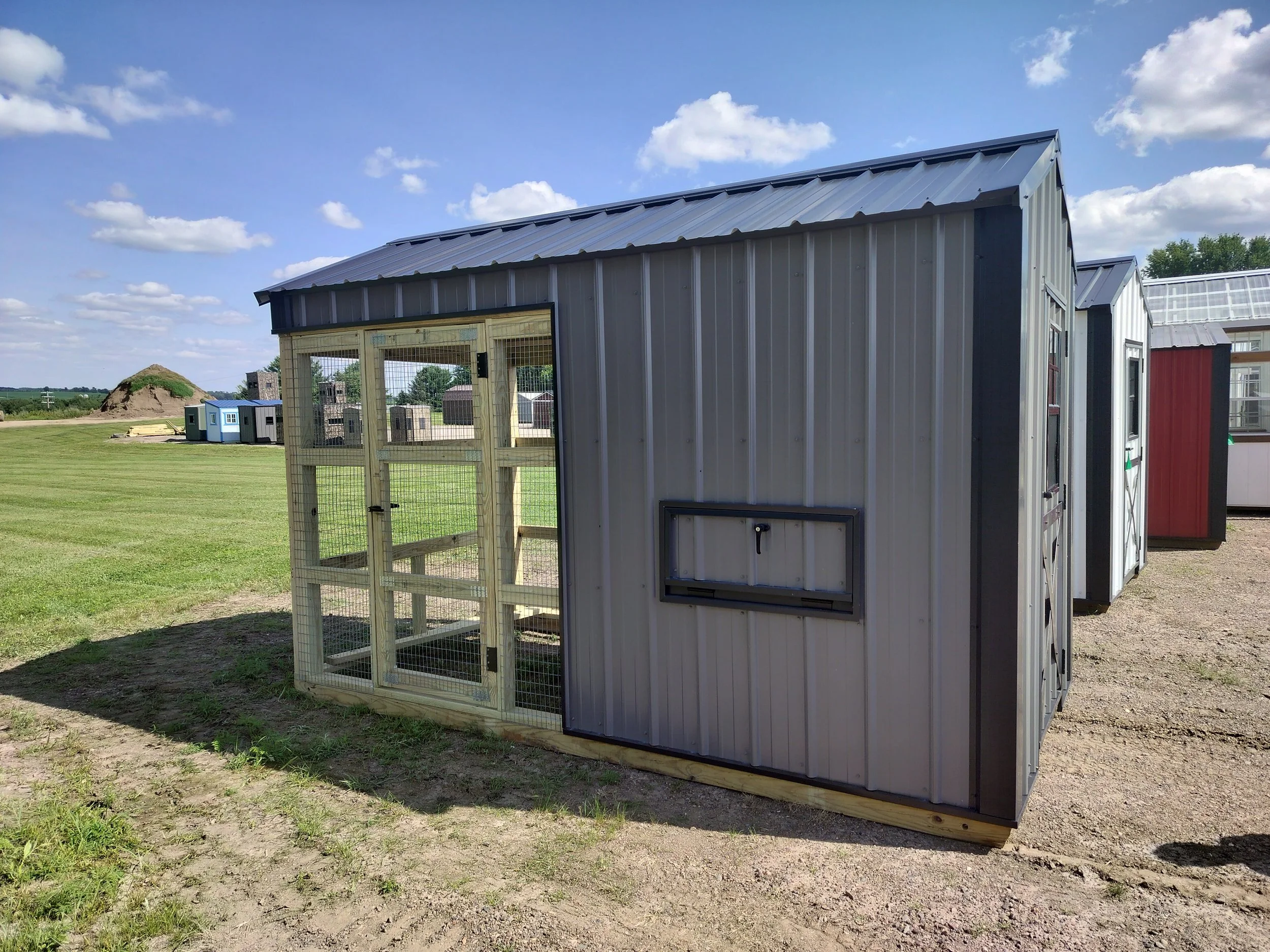 6x12 Countryside Chicken Coop with covered Run — Arrow Structures