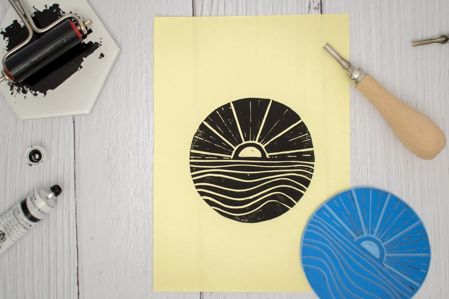 Linolschnitt-Workshop – Dein individueller Kunststempel — The Werkstatt