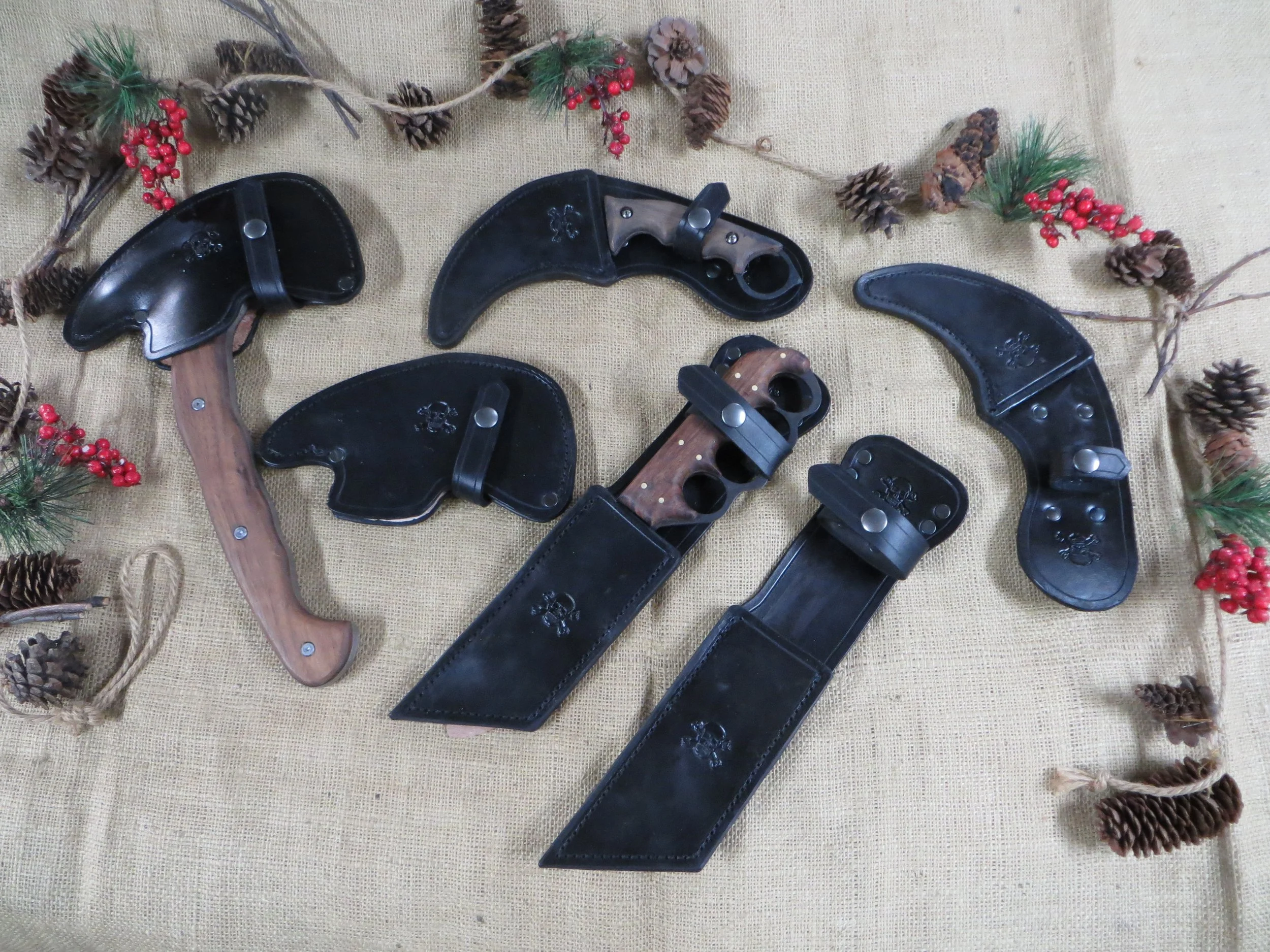 Custom Sheaths — Frontier Leather WorksHolsters, Rifle Slings, Chest ...