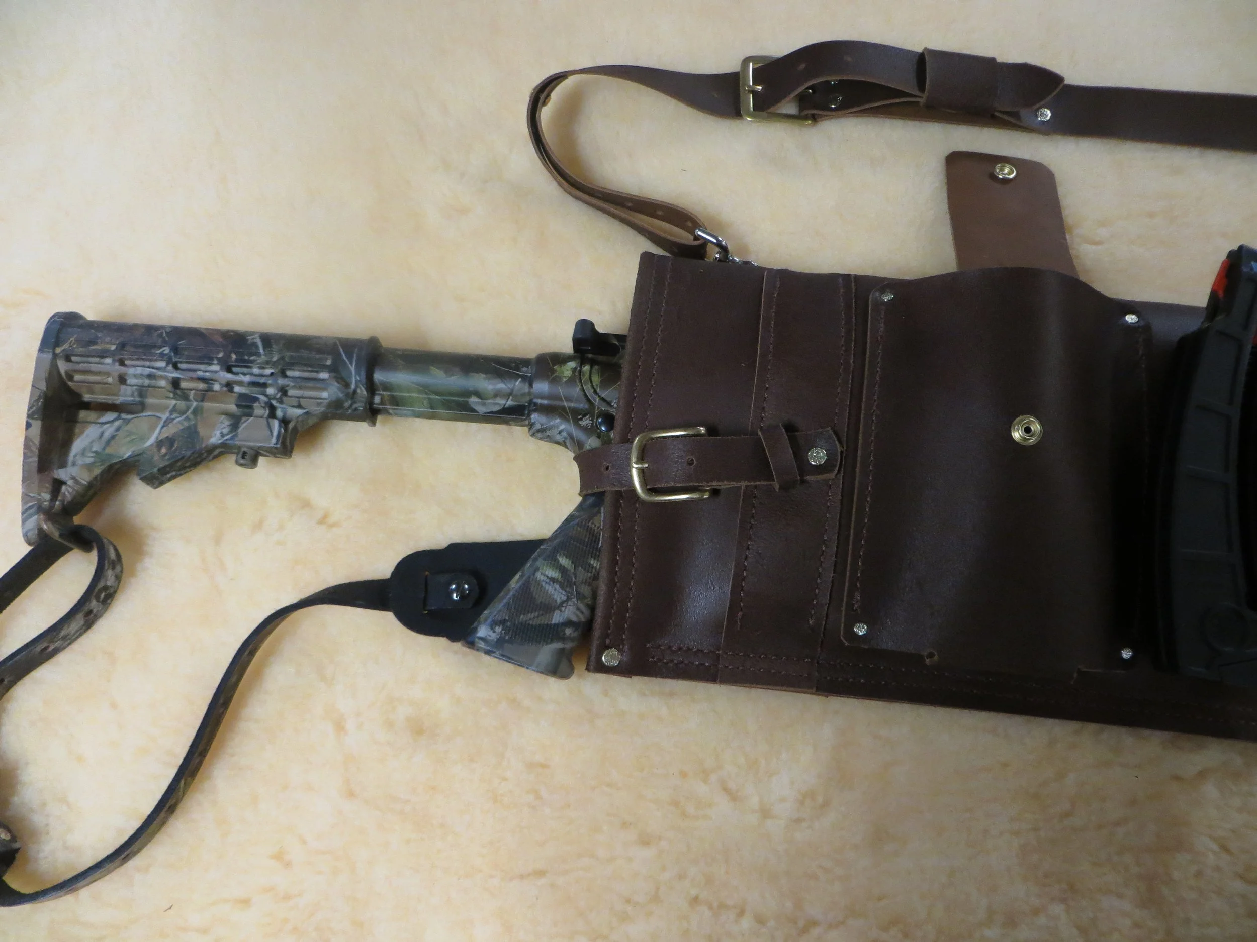 Rifle Scabbard 5 — Frontier Leather WorksHolsters, Rifle Slings, Chest ...