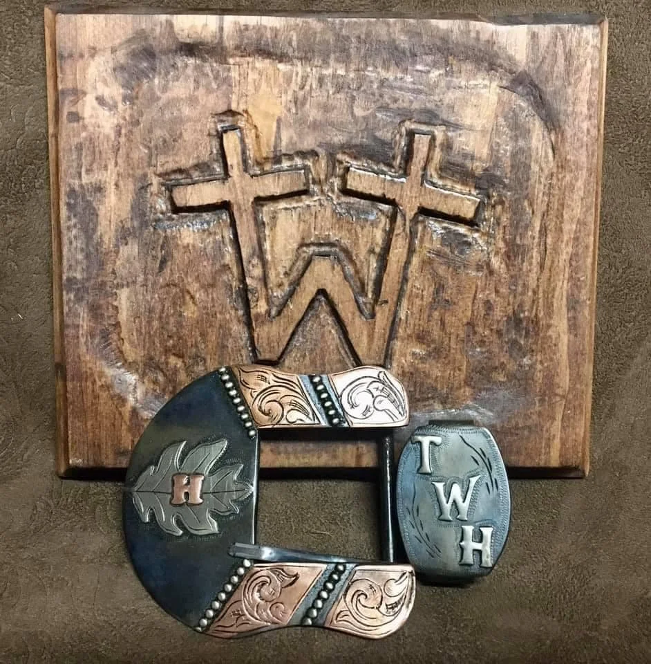 Design your own western belt buckle top