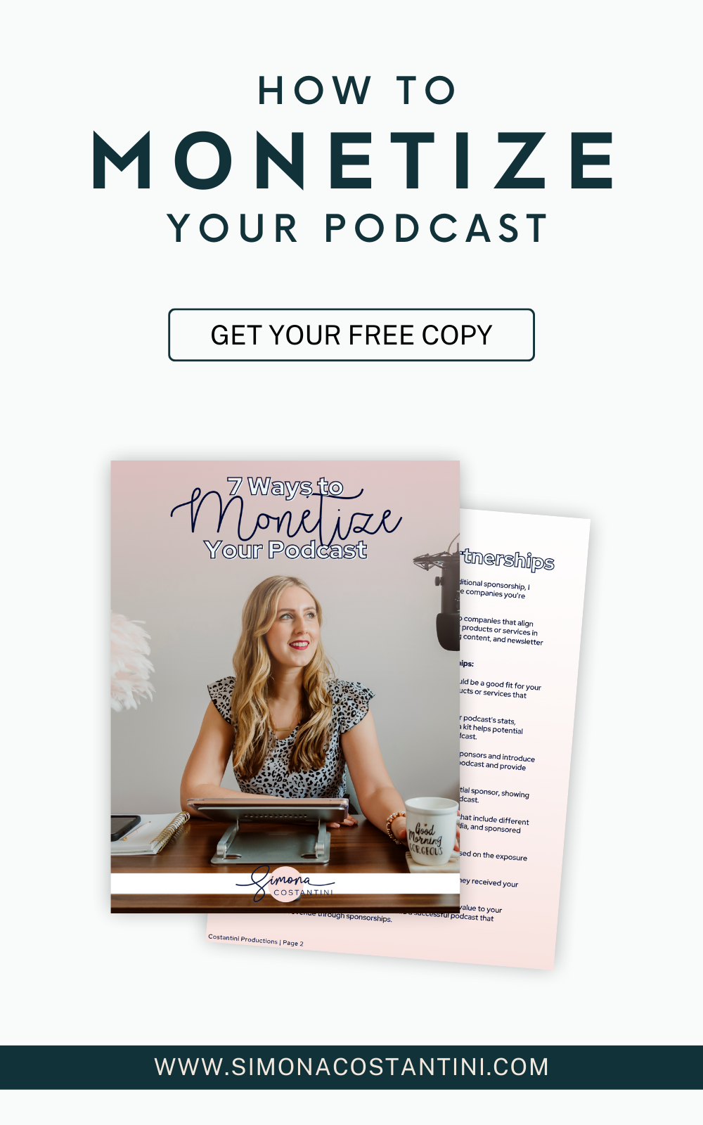How to Monetize Your Podcast: The Ultimate Guide — Simona Costantini