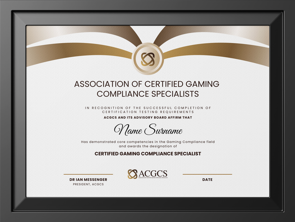 Certified Gaming Compliance Specialist (CGCS) Certification ...