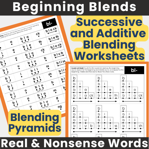 Segmenting and Blending Worksheets