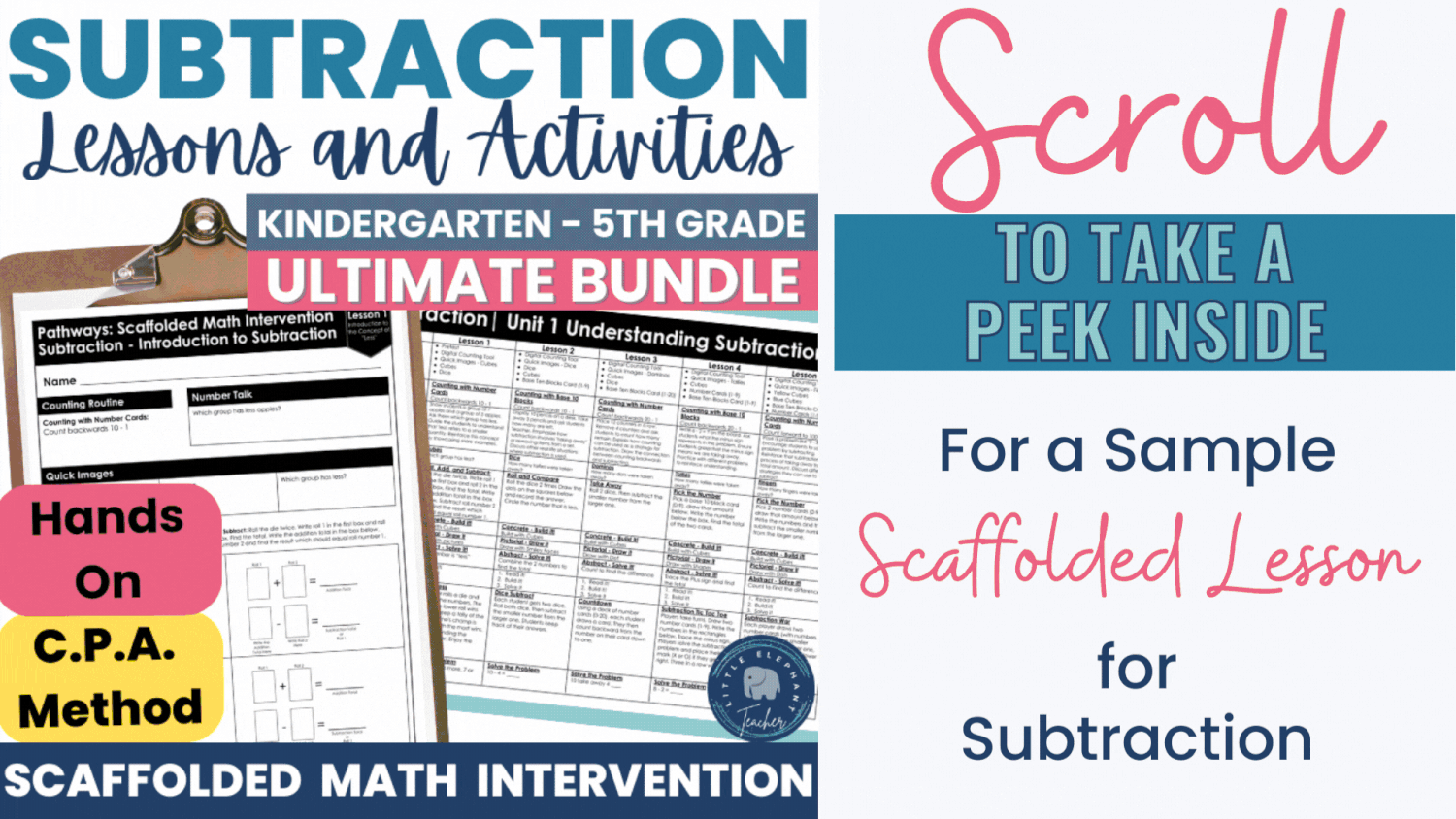 Subtraction Activities, Games, and Worksheets
