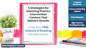 Phonics Intervention: 5 Strategies for Selecting a Phonics Program