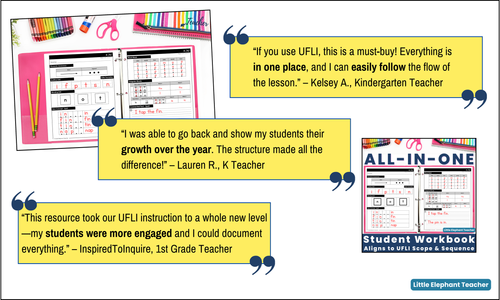 How the UFLI-Aligned Student Response Workbook Can Save You Time and ...