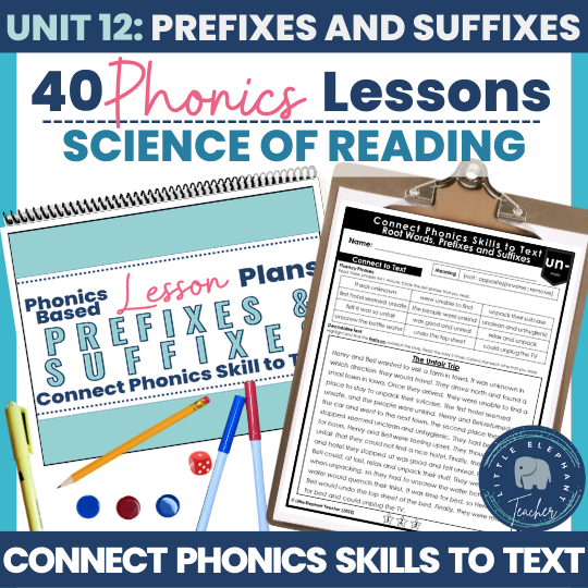 40 Simple Suffixes and Prefixes Lessons that Include Meaning and Root Words
