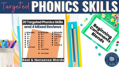 BUNDLE - Phonics Lessons Plans and Reading Intervention for Older Students