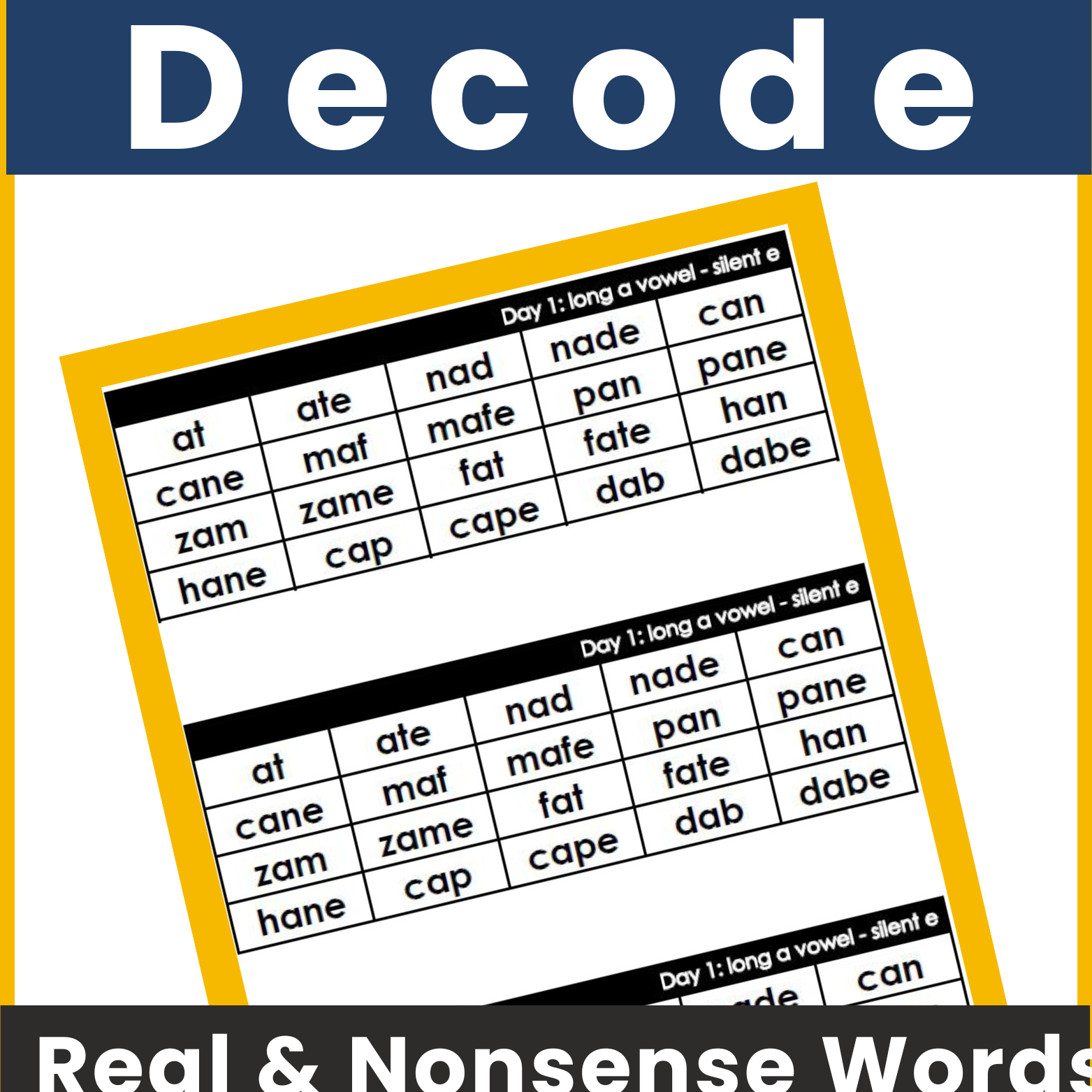 Silent e List of Words - vce Word List