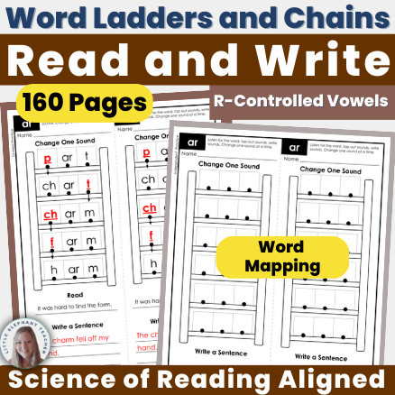Phonemic Awareness and Phonics Using 3 Engaging Word Ladder Activities