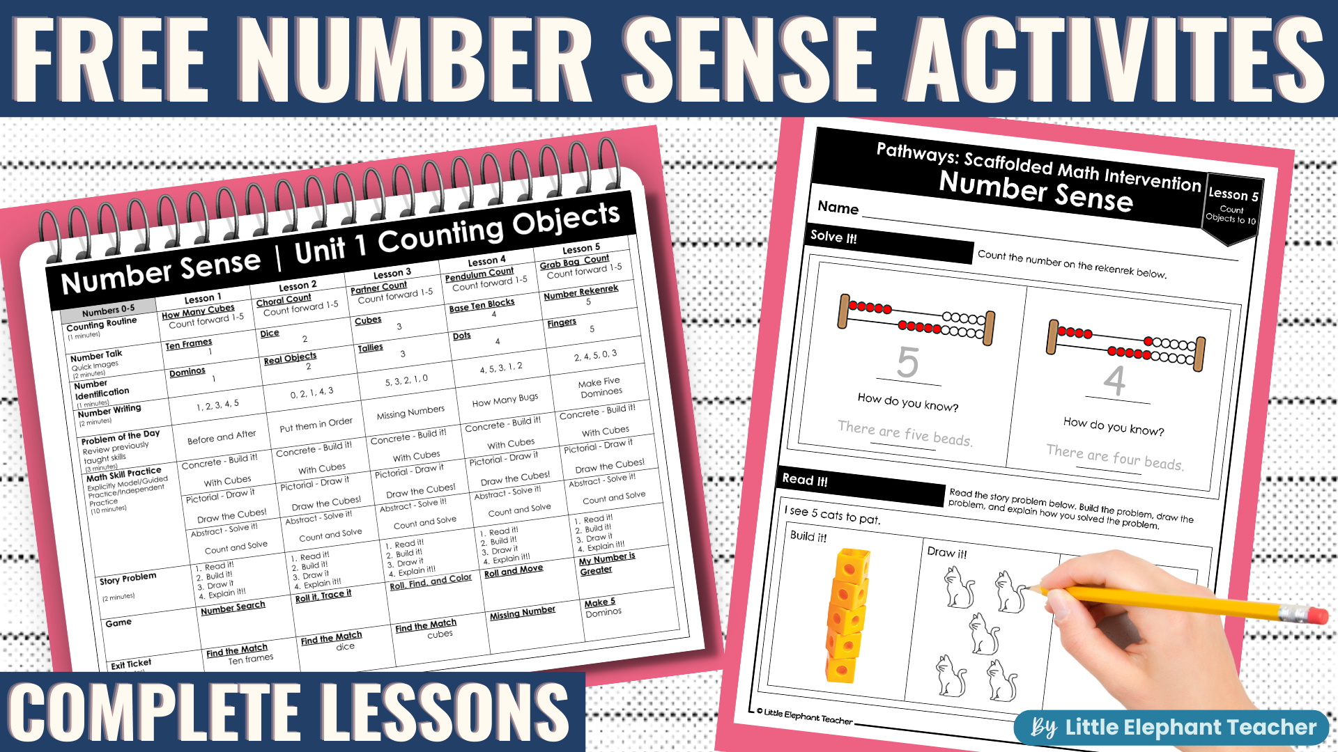 Number Sense Activities Made Easy: Hands-On Lessons, Worksheets, and ...