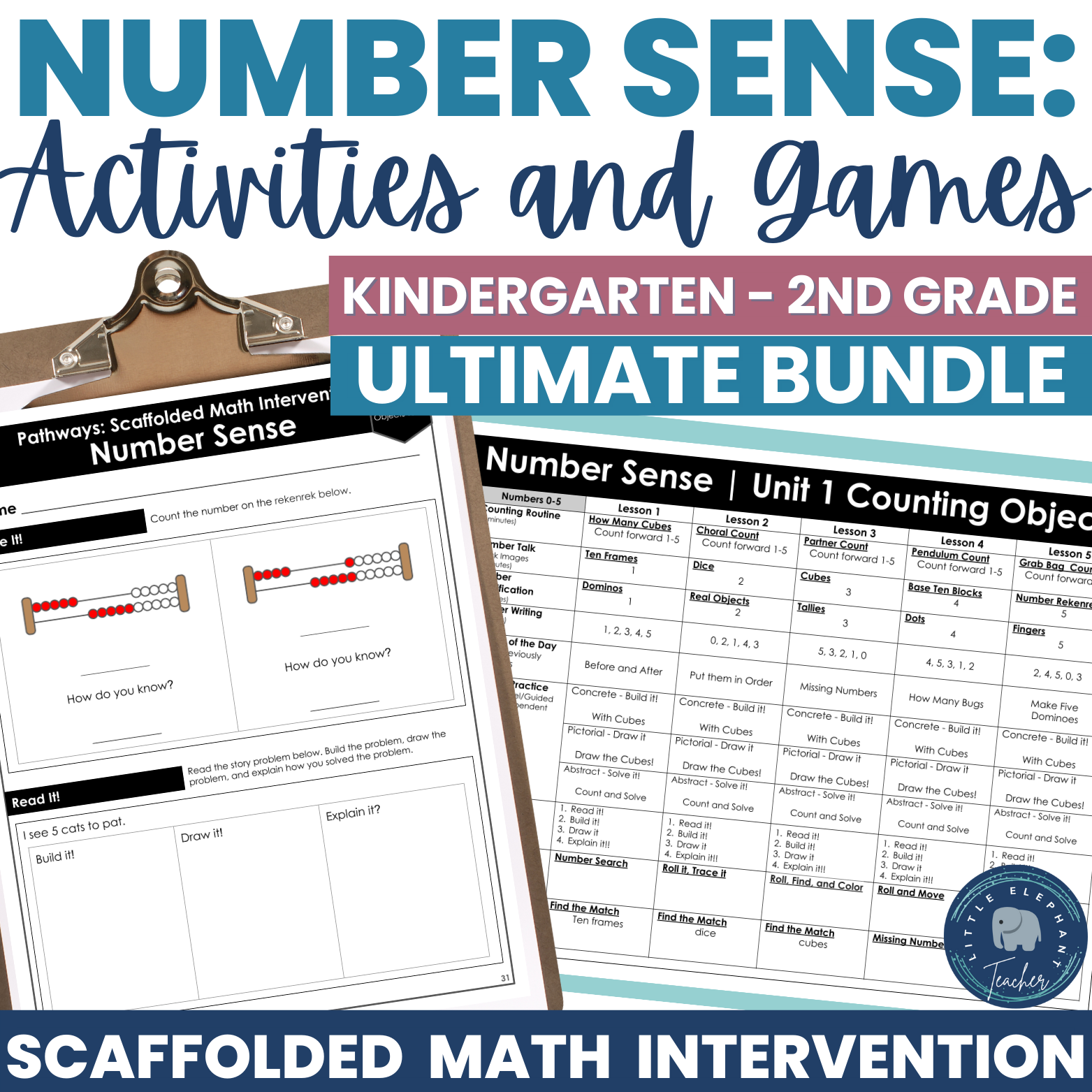 Number Sense Activities and Worksheets