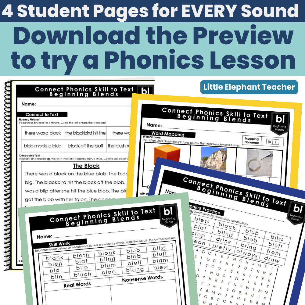 Unit 6 - Ending Consonant Blend Worksheets, Lessons, Games, and Activities