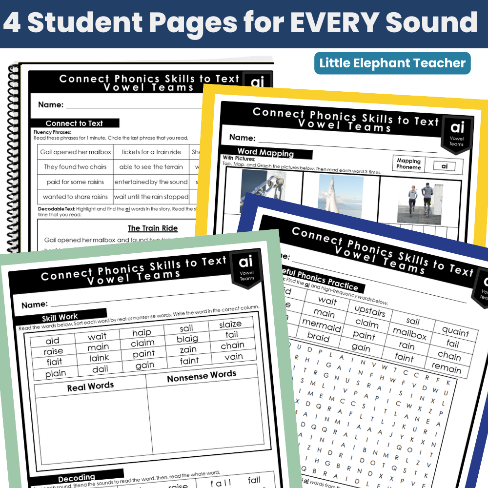 Unit 2 - Short Vowel CVC Words and Lessons - Word Families Printable