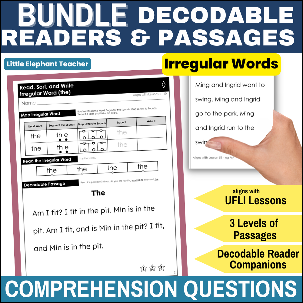 How to Teach UFLI Aligned Irregular Heart and Sight Words - The Guide!