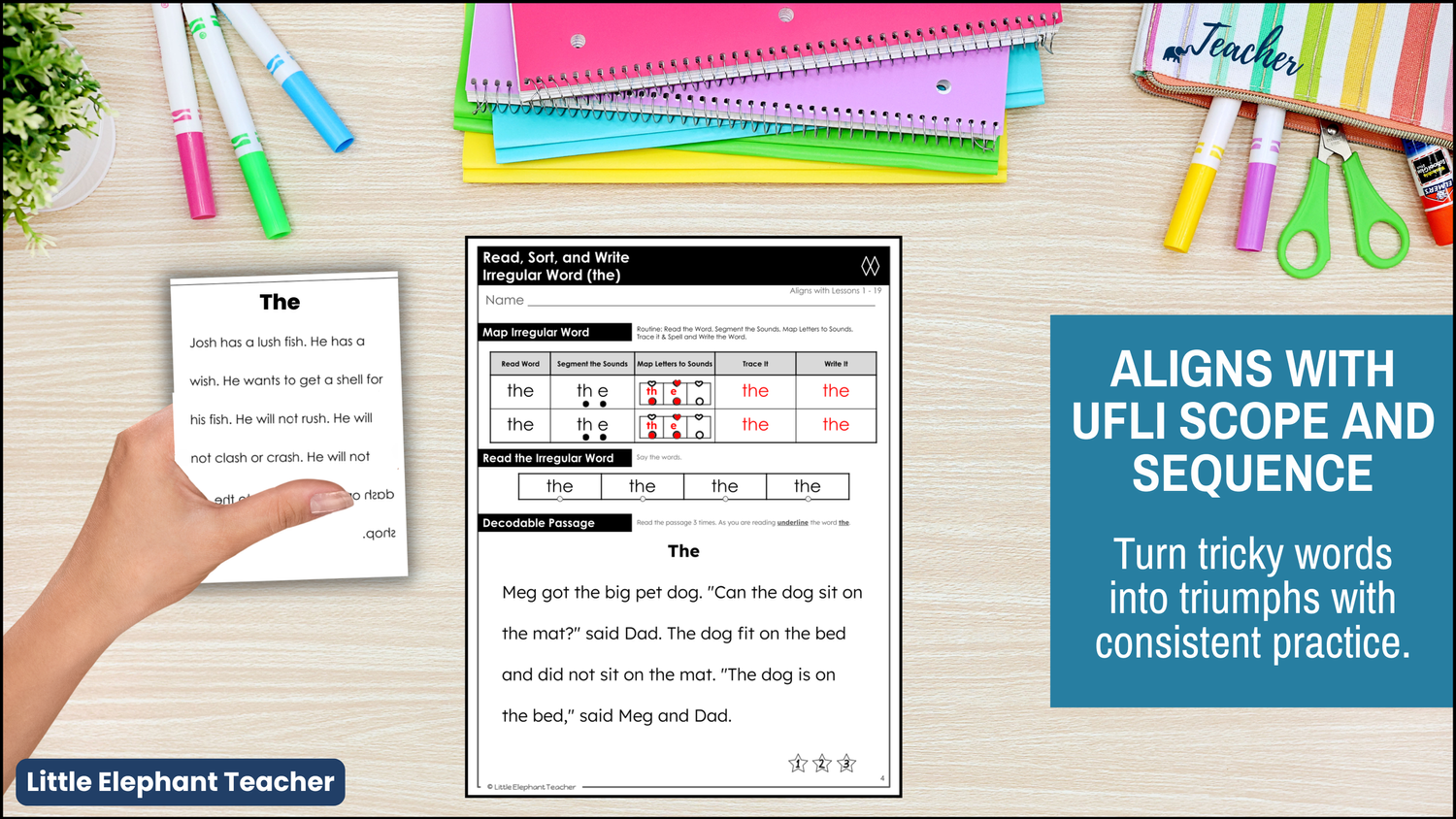 Build Foundational Skills with UFLI Aligned Irregular Sight and Heart ...