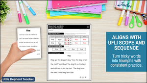 Build Foundational Skills with UFLI Aligned Irregular Sight and Heart ...