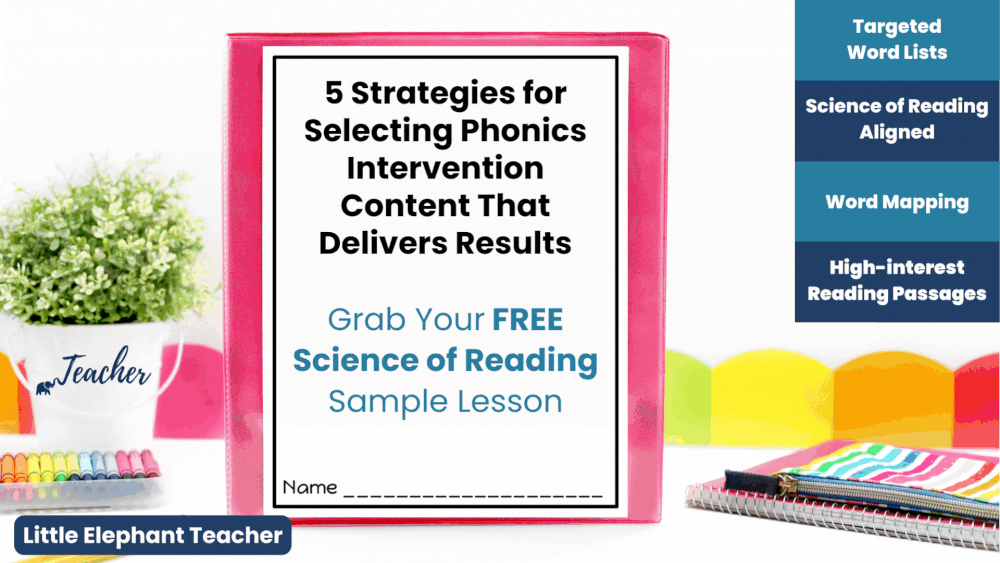 Phonics Intervention: 5 Strategies for Selecting a Phonics Program