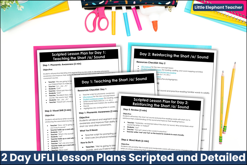 Mastering 2-Day UFLI Lesson Plans: My Top Tips and Tricks for Success