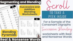 Segmenting and Blending Worksheets