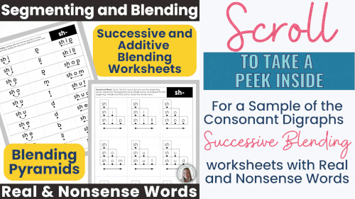 Segmenting and Blending Worksheets